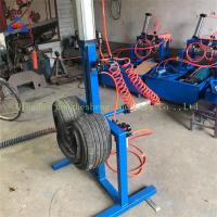 China Space Saving Waste Tire Packing Machine for Transport Doubling Tripling for sale