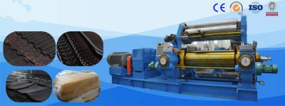 China Rubber And Plastic Open Mixing Mill 50HRC 60HRC With Stock Blender for sale