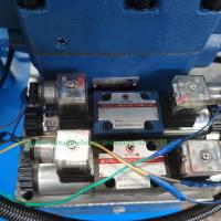 China Down Stroke Type Rubber Interlock Brick Making Machine 120T for sale