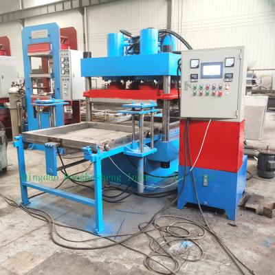 China Vulcanized Rubber Tile Press Machine For Waste Tire Recycling for sale