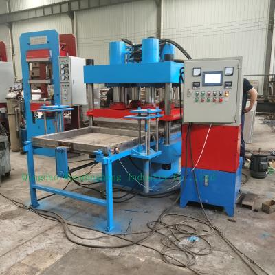 China Kindergarten Floor Mats Rubber Vulcanizing Machine 200t for sale