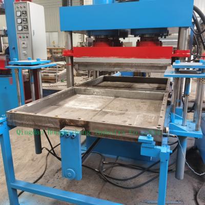 China Down Stroke Type Rubber Interlock Brick Making Machine 120T for sale