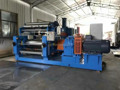 China Open Type Two Roll Rubber Mixing Mill Machine 6in 26 Inch For Rubber Processing for sale