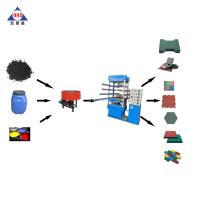 China Rubber Paver Tile Making Machine For Sale for sale