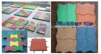 China Rubber Floor Tile Making Machine For 500mm 1000mm Tiles for sale