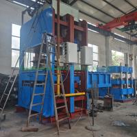China 250-500mm Piston Stroke Rubber Plate Vulcanizer Steam Heating for sale