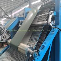 China Stainless Steel Mesh Rubber Sheet Cooling Machine Hang Rod Type for sale