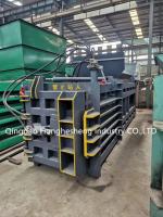 China Automatic Horizontal Plastic Bottle Press Recycled Cardboard Baler Machine for sale