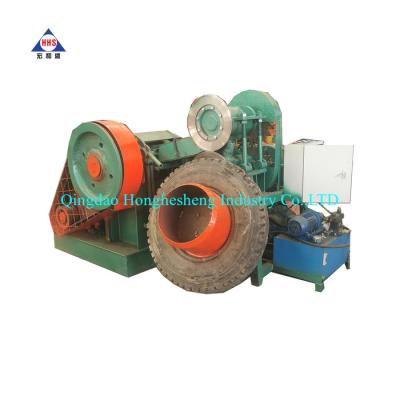 China Automatic Tire Sidewall And Tread Cutting Machine for Waste Tire Strips And Blocks for sale