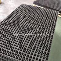 China Large Holes Rubber Grass Mat Anti Slip Anti UV for sale