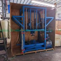 China Waste Truck Tire Packing Machine For Rubber Brick Tile Making Plant for sale