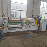China Two Polished Roller Rubber Open Mixing Mill 45*120cm XK-450*1200 for sale