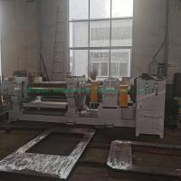 China Two Polished Roller Rubber Open Mixing Mill 45*120cm XK-450*1200 for sale