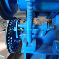 China 7.5kw Rubber Tire Strips Cutting Machine To Cut Rubber Into Strips for sale