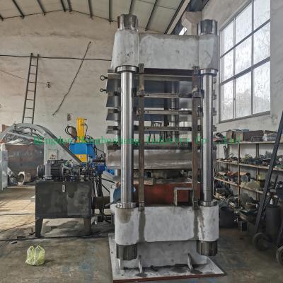 China 4/6 Daylights EVA Foam Sheet Hydraulic Hot Press For Foam Rubber Mat for sale