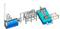 China Rubber Plastic Tyre Recycling Waste Tyre Pyrolysis Machine Refining To Fuel Oil for sale