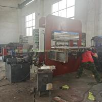 China Full Specification Frame Manual Mold Moving Vulcanizing Machine PLC Control 400T for sale