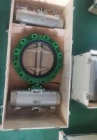 China SS316 Pneumatic Butterfly Valve Air Operated DN40 DN1200 2-8bar For Marine Rig for sale