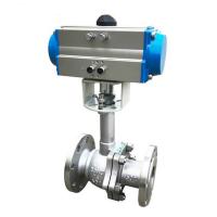 China Pneumatic Actuated Cryogenic Ball Valve 304 Body DN15-DN250 Liquid Oxygen Hydrogen for sale