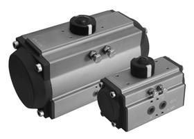 China Pneumatic Spring Return Actuator 3 Position 0-45-90 Degree for Ball Valve Damper for sale