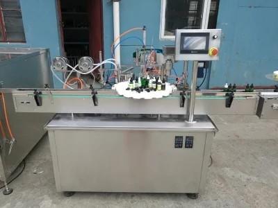 China 50ml Automated Nail Polish Essential Oil Filling Machine with PLC Control and Touch Screen Interface for Cosmetics Production for sale