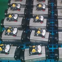 China Stainless Steel Pneumatic Quarter Turn Actuators Spring Return And Double Acting for sale