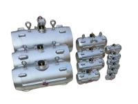 China Pneumatic Rack and Pinion Actuator 0-90 Degree 316SS ISO5211 for Marine Valve Automation for sale