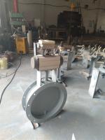 China Pneumatic Actuator Operated High Temperature Butterfly Damper DN50-2000 0.6MPa for sale