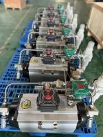 China Double Acting NAMUR Pneumatic Air Actuator with Nickel Plating for sale