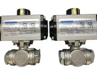 China Pneumatic Actuated Clamp Ball Valve ISO5211 Standard for sale