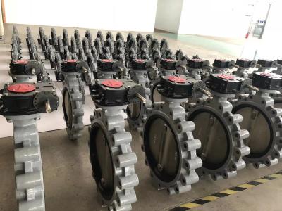 China Lug Type 150lb Butterfly Valve Aluminum Bronze Disc Ductile Iron Body 2-12 Inch for sale