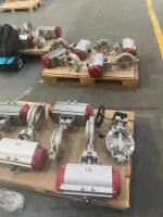China HP Series Stainless Steel Pneumatic Butterfly Valve 2-24 Inch Lug Wafer for sale