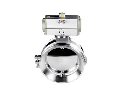 China Horizontal Pneumatic Butterfly Valve 1-10 Inch Wafer Type for sale