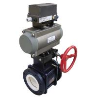 China Pneumatic Actuator Trunnion Ball Valve ISO5211 2-24 inch PN1.0-32.0MPa for sale