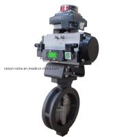 China High Performance Butterfly Valve 2-24 Inch ISO 5211 Mounting Pad Class 150 300 for sale