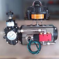 China Explosion-Proof Pneumatic Ball Valve IP66 IP68 Clamp Connection 80-120 PSI for sale