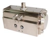 China Nickel Plated Pneumatic Actuator ISO5211 9NM to 4620Nm Rack and Pinion for Low Pressure for sale