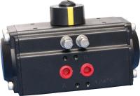China Hard Anodized Aluminum Pneumatic Cylinder Epoxy Coated End Caps ±5° Travel Adjustment for sale