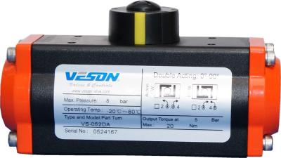 China ISO5211 DIN3337 CE SGS Certified Pneumatic Actuator VS-052 to VS-400 for Industrial Valves for sale