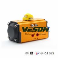 China Durable Pneumatic Rotary Valve Actuator 0.25-0.8 MPa Rack and Pinion Design for Industrial Automation for sale