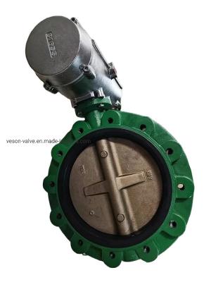 China ANSI 150-900 316 Stainless Steel Full Port Pneumatic Flanged Ball Valve ISO5211 for sale