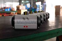 China Stainless Steel Pneumatic Rack And Pinion Actuator for Quarter Turn Function for sale