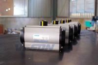 China NAUMR Double Acting Rack & Pinion Pneumatic Actuator 0.25-0.8 MPa for Dampers with 90° Rotation for sale