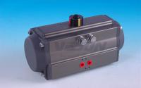China Double Acting Pneumatic Rack and Pinion Actuator with NAMUR ISO5211 Connection, 2-8 Bar Working Pressure, 90° Rotation for sale