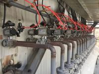 China Skid Mounted Floating Ball Valve Straight Through Type Industrial Equipment for sale