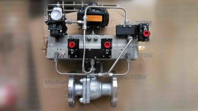 China Veson 3 Position 180° Pneumatic Actuator - Double Acting Valve Actuator with 90°+90° Rotation for sale