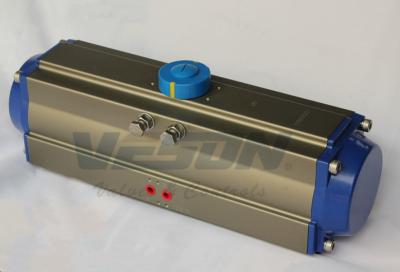 China Twin Piston Pneumatic Actuator Three-Stage Design 4-8 Bar Pressure 18-330 Nm Torque for sale
