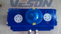 China Compact Rack and Pinion Pneumatic Actuator for Ball/Butterfly Valves, 2-8 Bar Working Pressure, 90° Rotation for sale