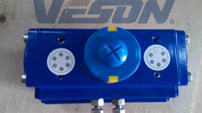 China Compact Rack and Pinion Pneumatic Actuator for Ball/Butterfly Valves, 2-8 Bar Working Pressure, 90° Rotation for sale