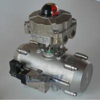 China Stainless Steel Spring Return Pneumatic Actuator 2-8 Bar Rack and Pinion Rotary Valve Actuator for sale